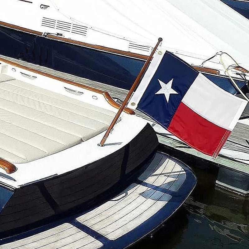 TEXAS BOAT FLAG MADE IN USA