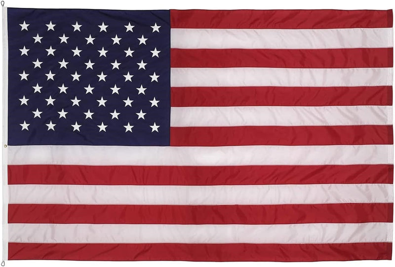 AMERICAN FLAG MADE IN USA - 12x18 FT Embroidered Flag