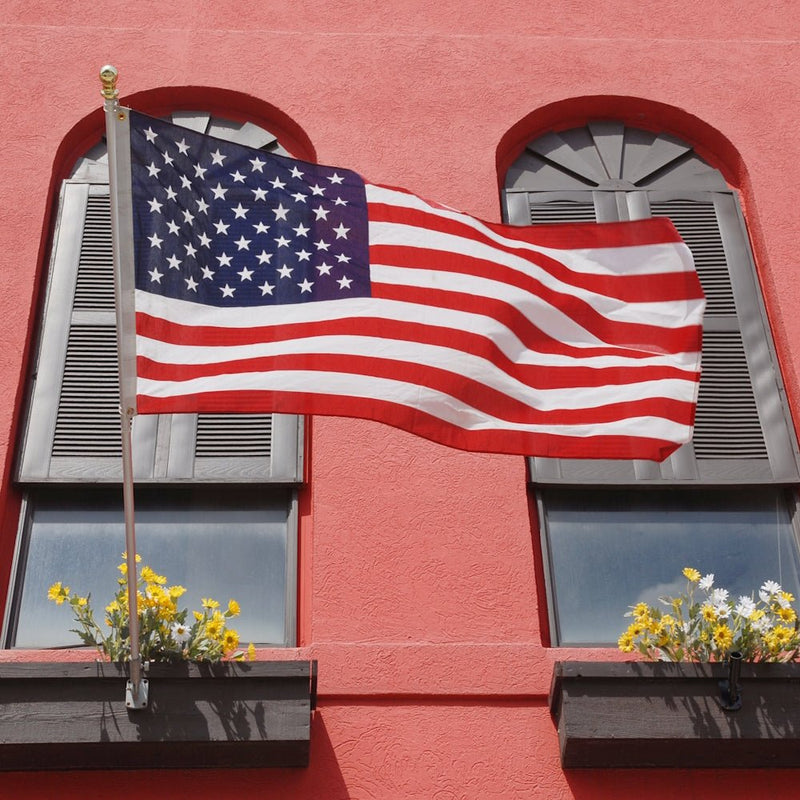 AMERICAN FLAG MADE IN USA - 3x5 FT 3-PACK Prestige Series Embroidered Flag