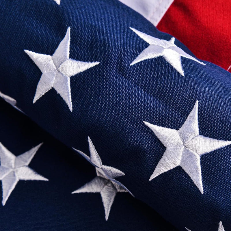 AMERICAN FLAG MADE IN USA - 3x5 FT Prestige Series Embroidered Flag