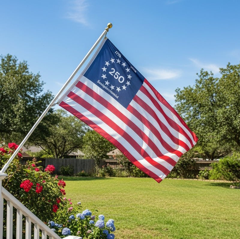3x5 FT 250TH ANNIVERSARY FLAG - CANTON COMMEMORATIVE