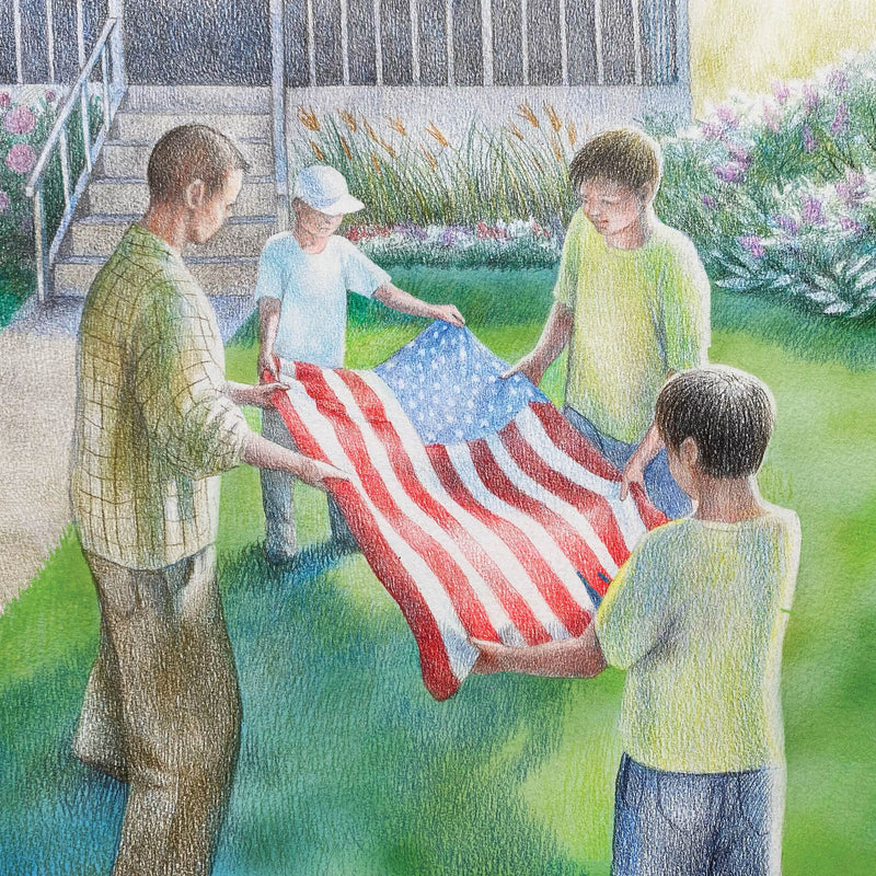 The Worn Out Flag Children's Book