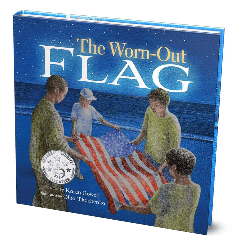 Worn Out American Flag