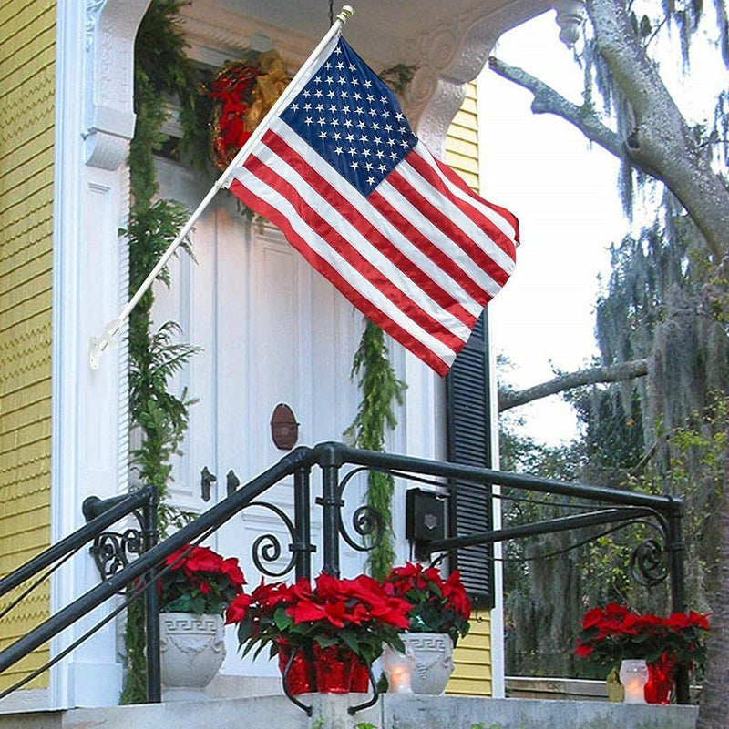 AMERICAN FLAG MADE IN USA - 2x3 FT Embroidered Flag
